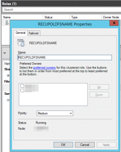 Migrate an old file server to a transparent failover file server with continuous availability ...