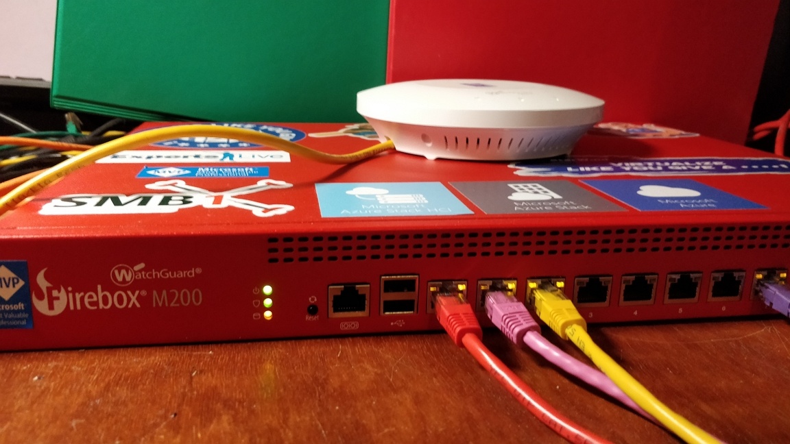 A WatchGuard Firebox M200 joins the home lab - Working Hard In ...