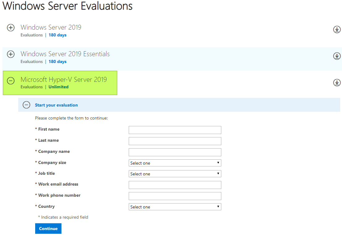 Hyper-V Server 2019 is available | Working Hard In IT