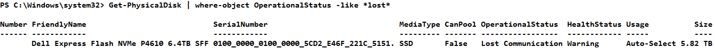 Replacing A Failed Disk In A Stand Alone Storage Spaces With Mirror Accelerated Parity Working