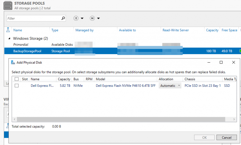 Replacing A Failed Disk In A Stand Alone Storage Spaces With Mirror