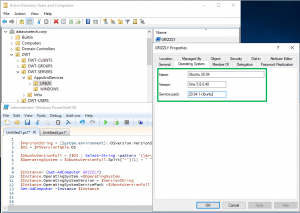 Linux AD computer object operating system values - Working Hard In ...