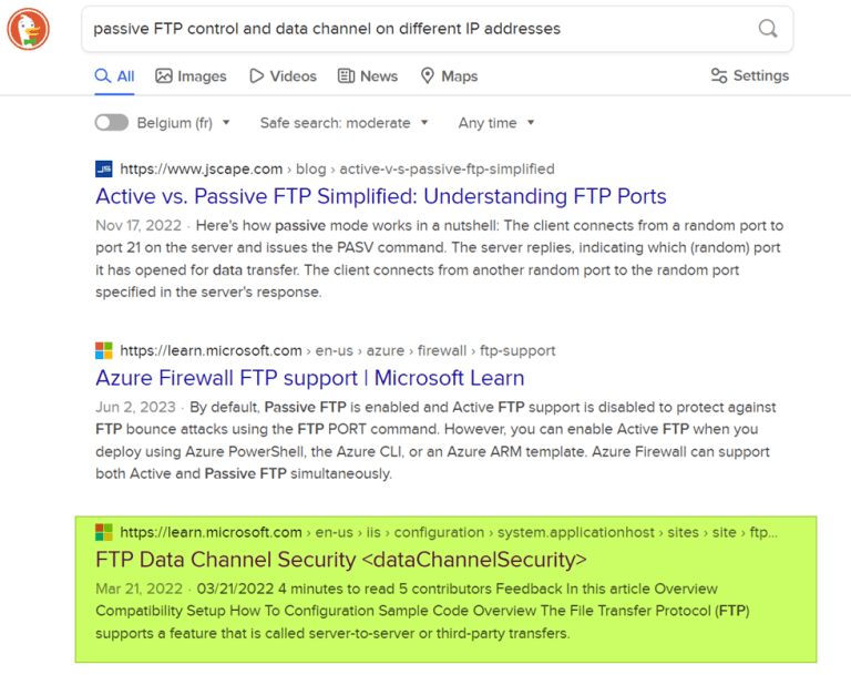 Passive FTP over SSL support in Azure Firewall - Working Hard In ...