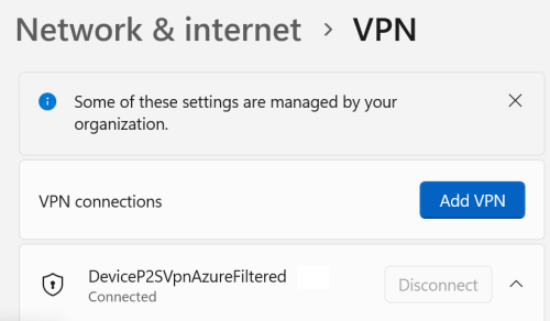 Visualize an Always On VPN device tunnel connection while disabling the ...