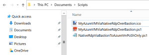 Connect to an Azure VM via Bastion with native RDP using only Azure ...